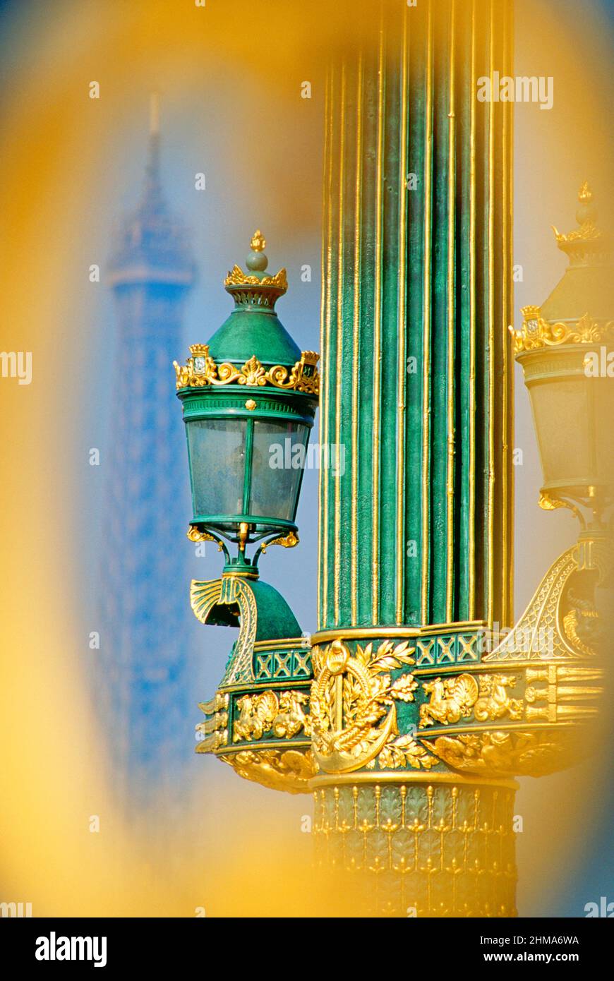 France, Paris, city lighting, detail Stock Photo - Alamy