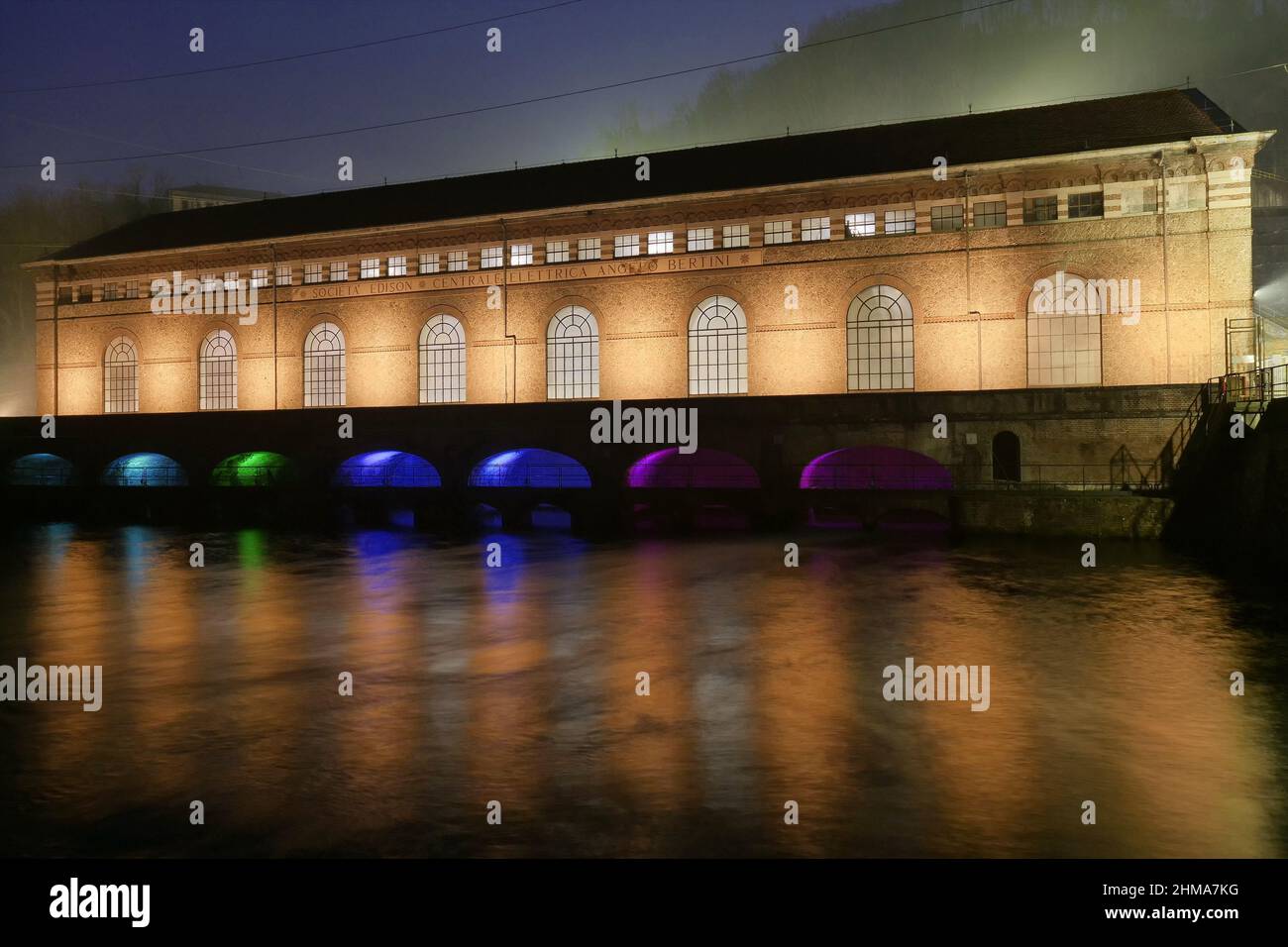 The old and historic hydroelectric power plant " Angelo Bertini", of ...