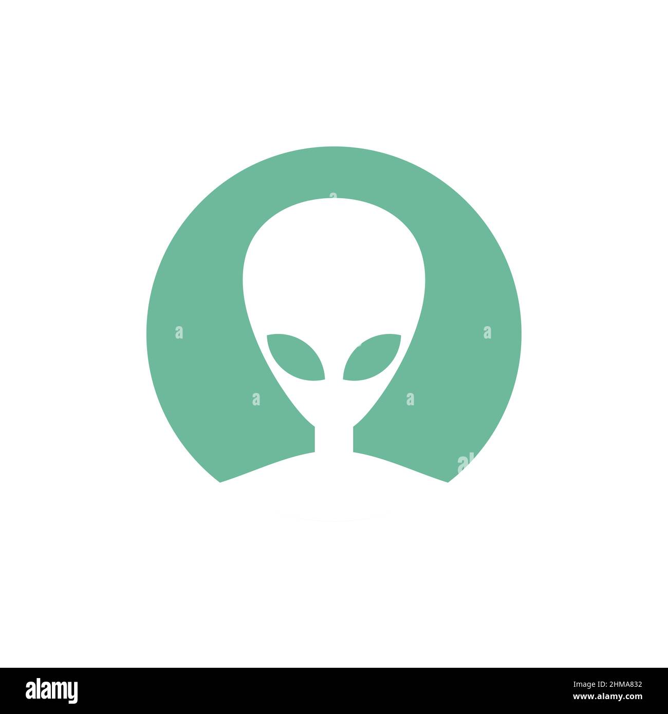 Alien User profile icon. Avatar forum symbol. Placeholder for social ...