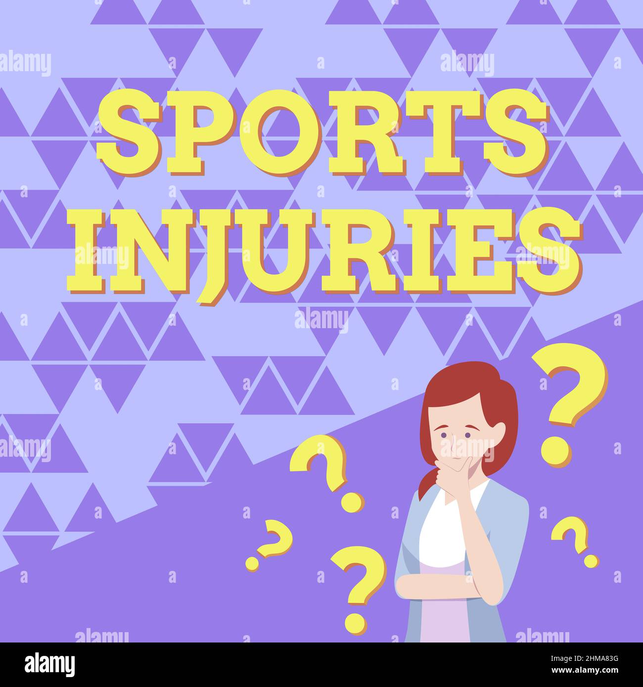 Sign displaying Sports Injuries. Internet Concept kinds of injury that ...