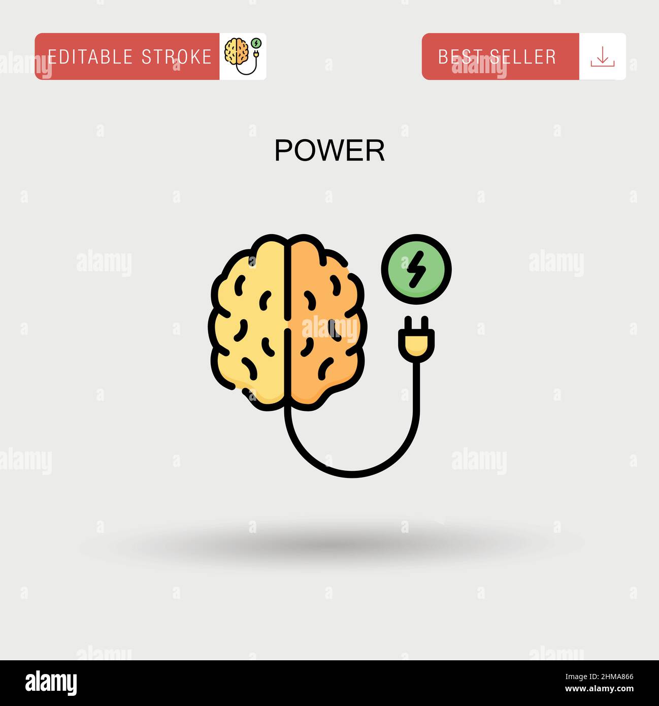 Power Simple vector icon Stock Vector Image & Art - Alamy