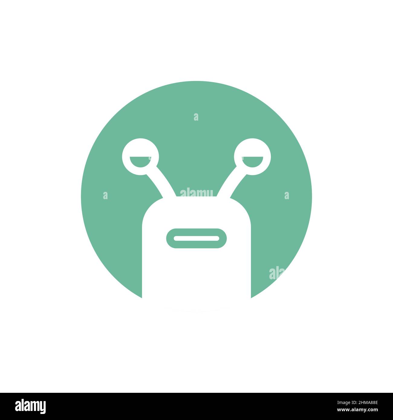 Alien User profile icon. Avatar forum symbol. Placeholder for social ...
