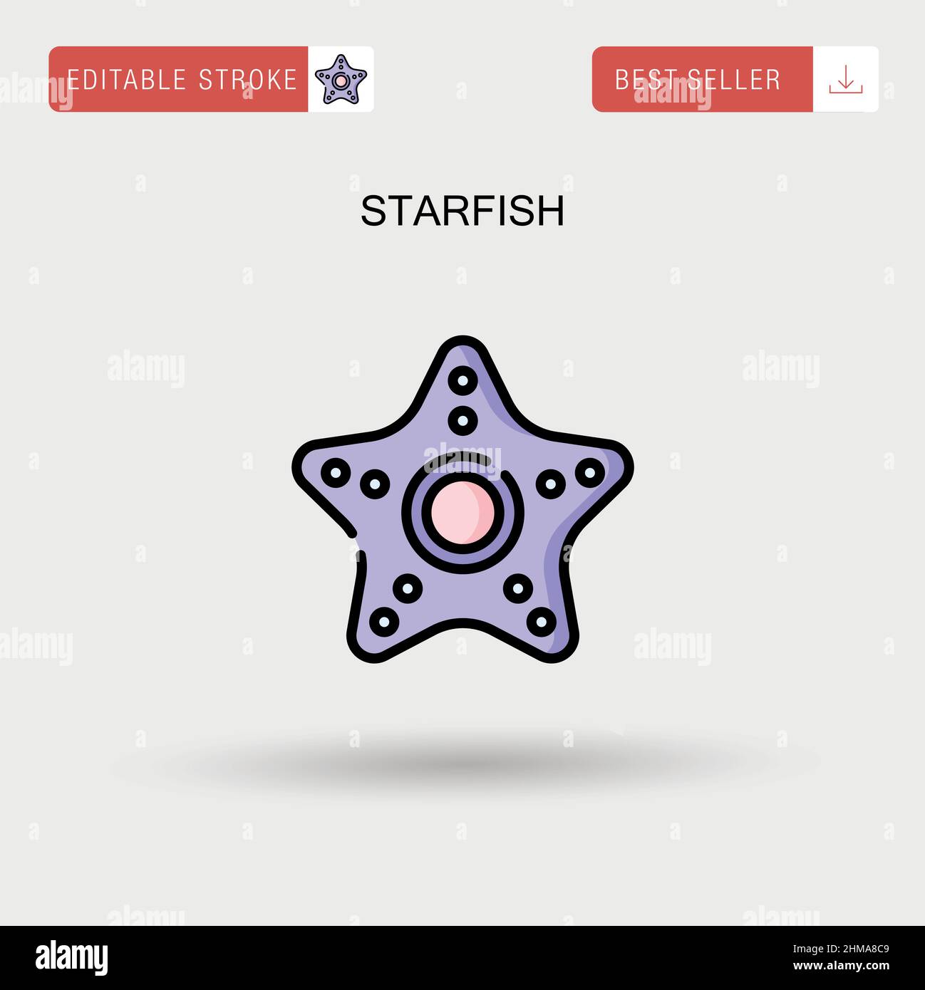 Star starfish Stock Vector Images - Alamy