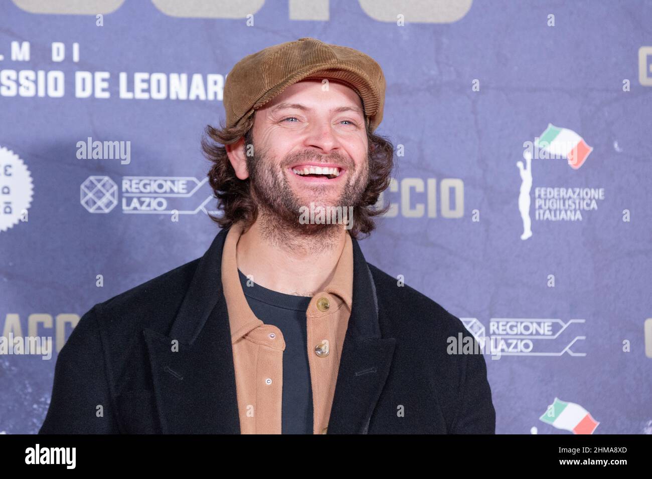 (2/7/2022) Italian actor Alessandro Borghi attends the premiere of film ...