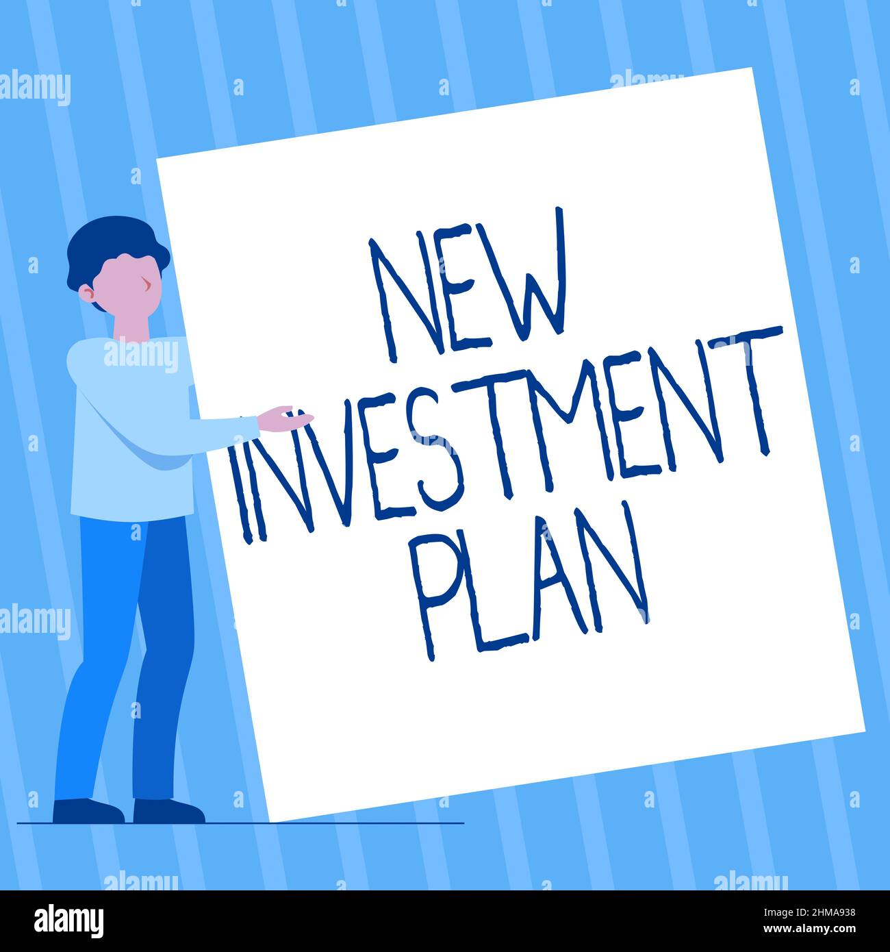 Text sign showing New Investment Plan. Business approach investors make ...