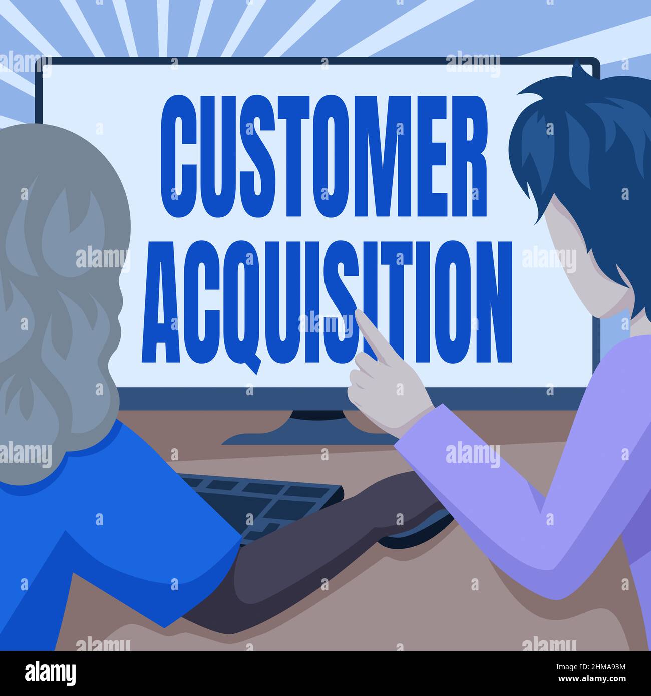 Text caption presenting Customer Acquisition. Word Written on ... Text caption presenting Customer Acquisition. Word Written on ...