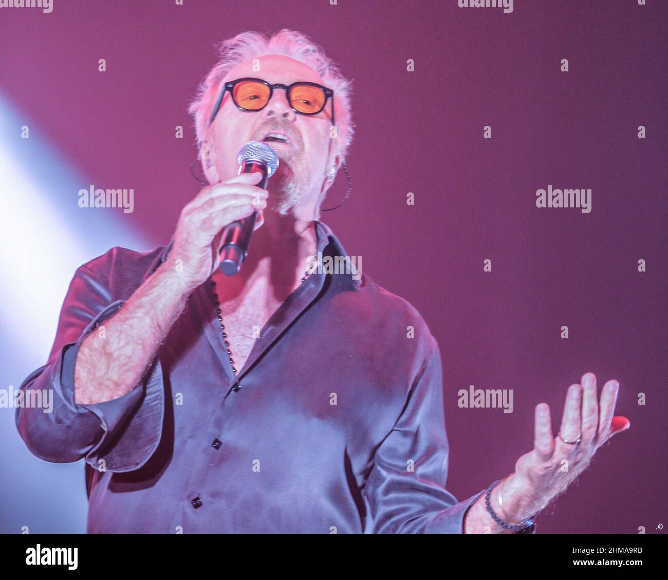 Bergamo, Italia. 07th Feb, 2022. Umberto Tozzi durante Raf & Tozzi ...