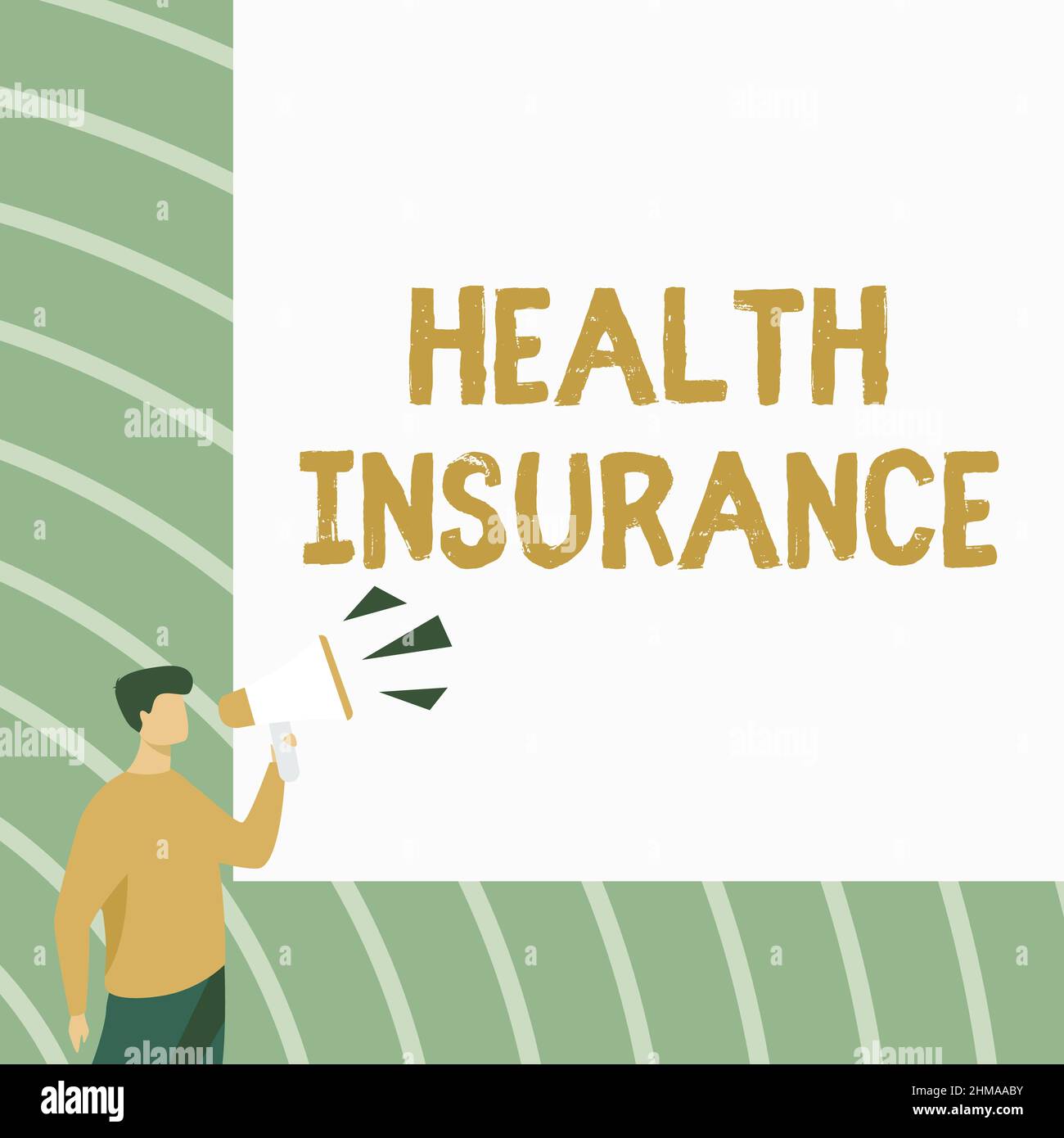 Text showing inspiration Health Insurance. Conceptual photo ...