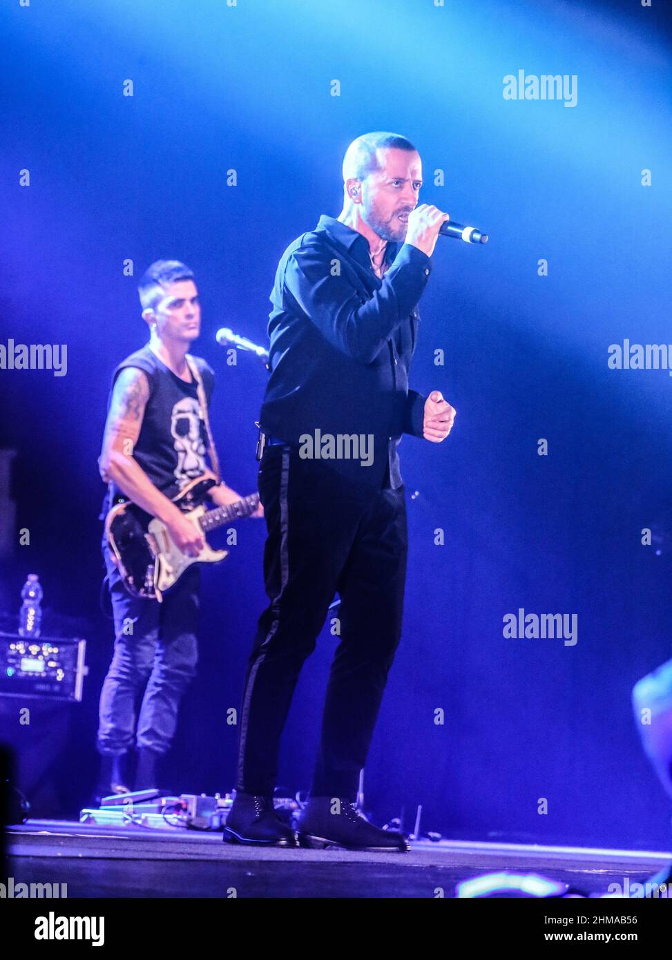 Bergamo, Italia. 07th Feb, 2022. Raf durante Raf & Tozzi, Concerto ...