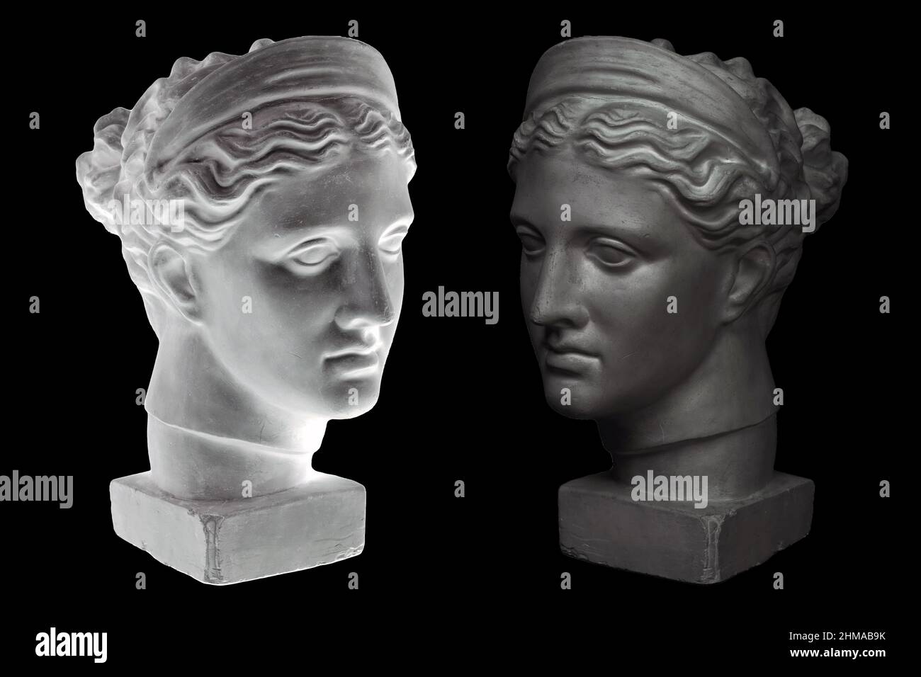 Statue of woman and two heads hi-res stock photography and images - Alamy