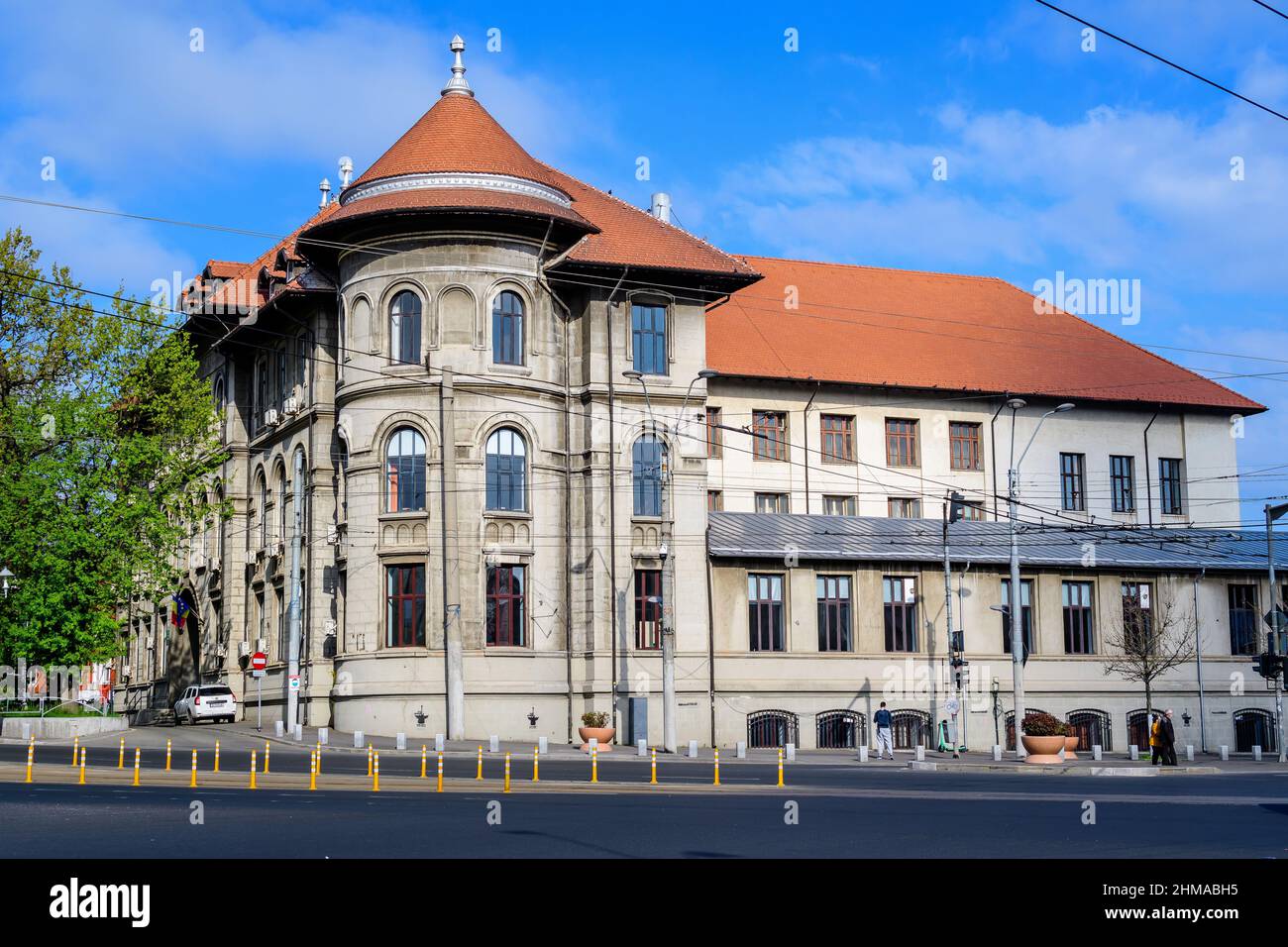 Bucharest, Romania, 24 April 2021: Main historical building of Gheorghe ...
