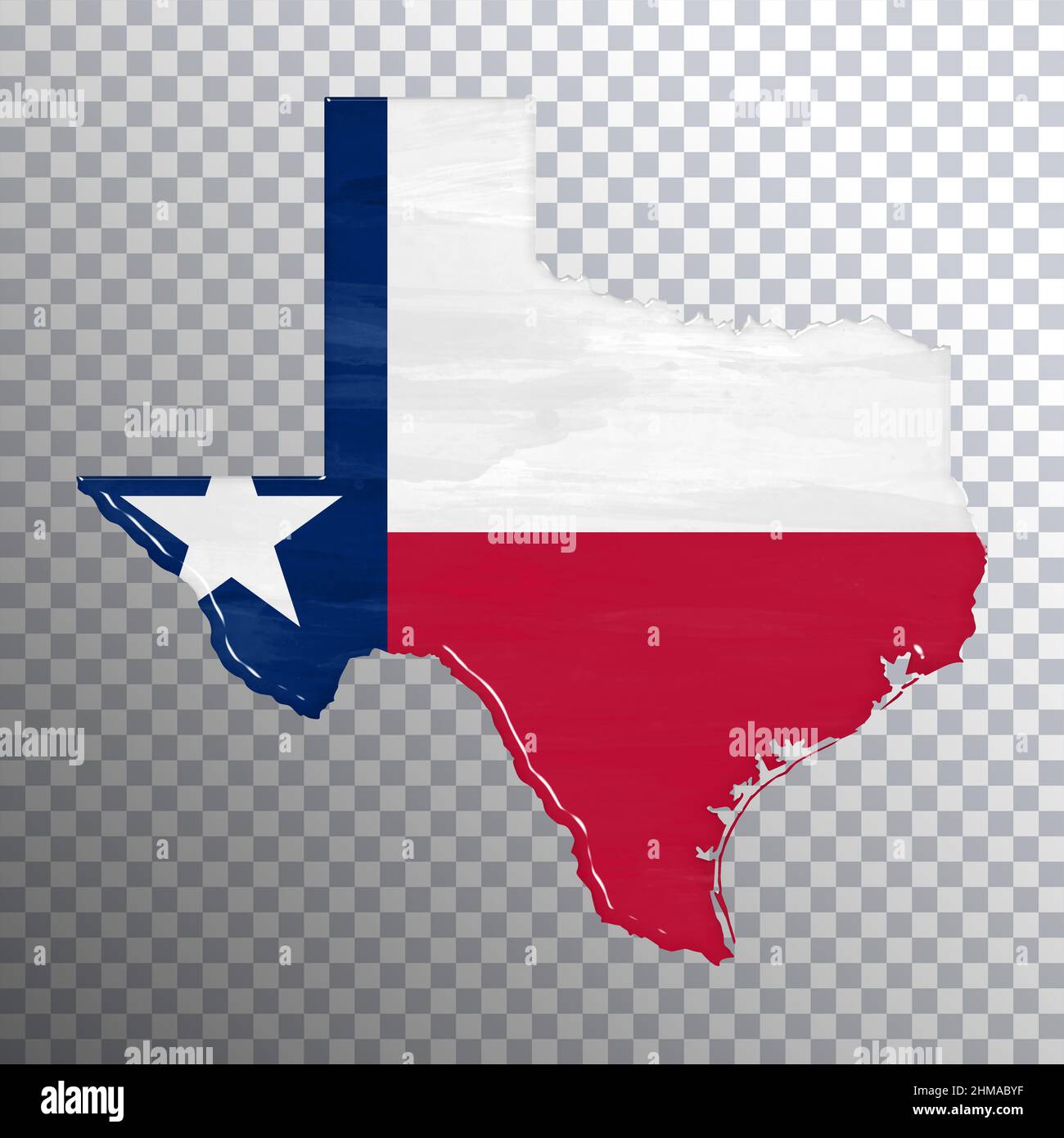 Texas flag and map, transparent background, Clipping path Stock Photo ...