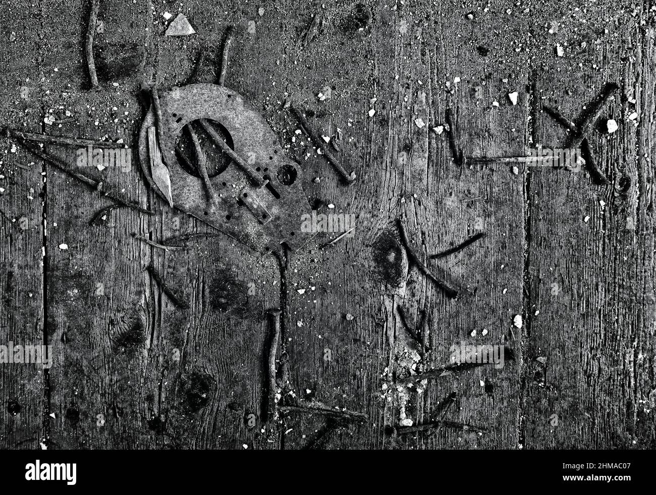 Monochrome rust texture hi-res stock photography and images - Alamy