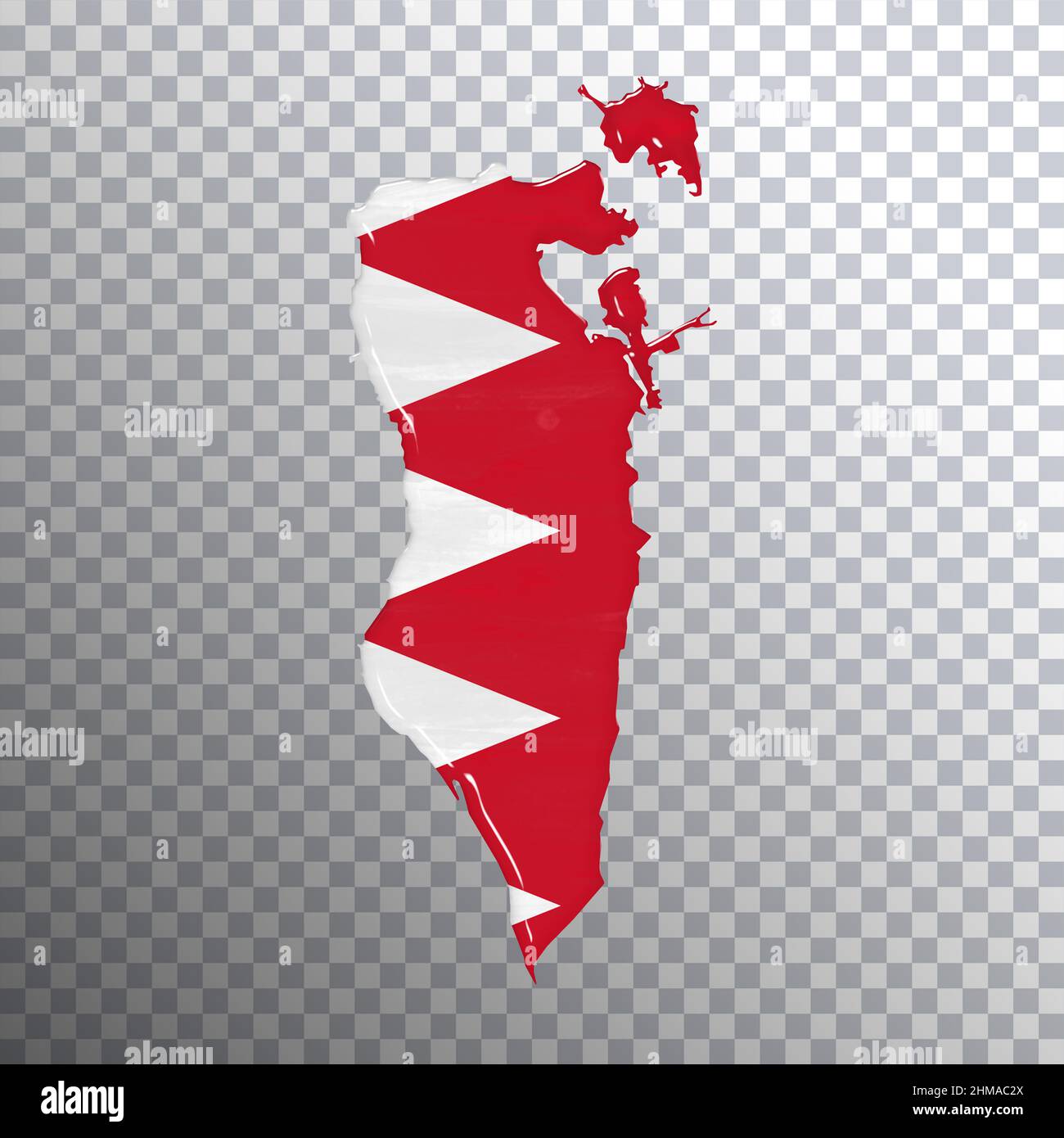 Bahrain flag and map, transparent background, Clipping path Stock Photo ...