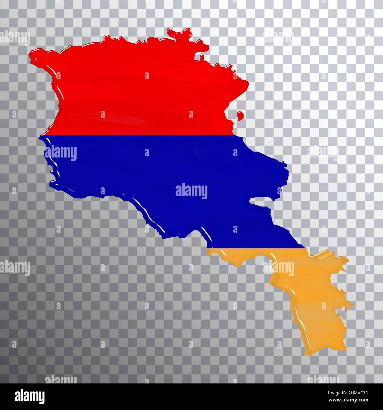 Armenia flag and map, transparent background, Clipping path Stock Photo ...