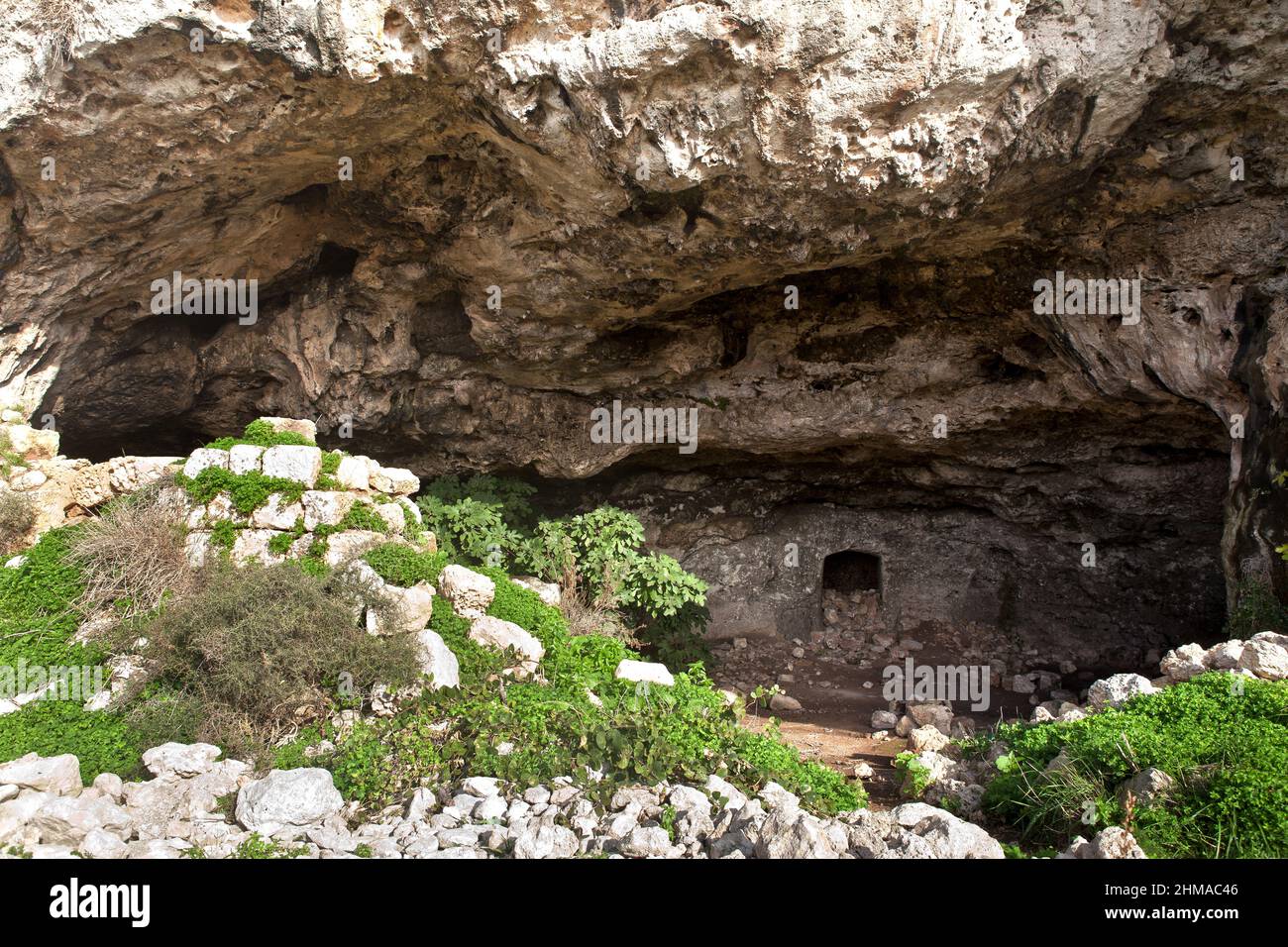 Bahrija Cave Troglodyte Settlement in Malta Stock Photo - Alamy