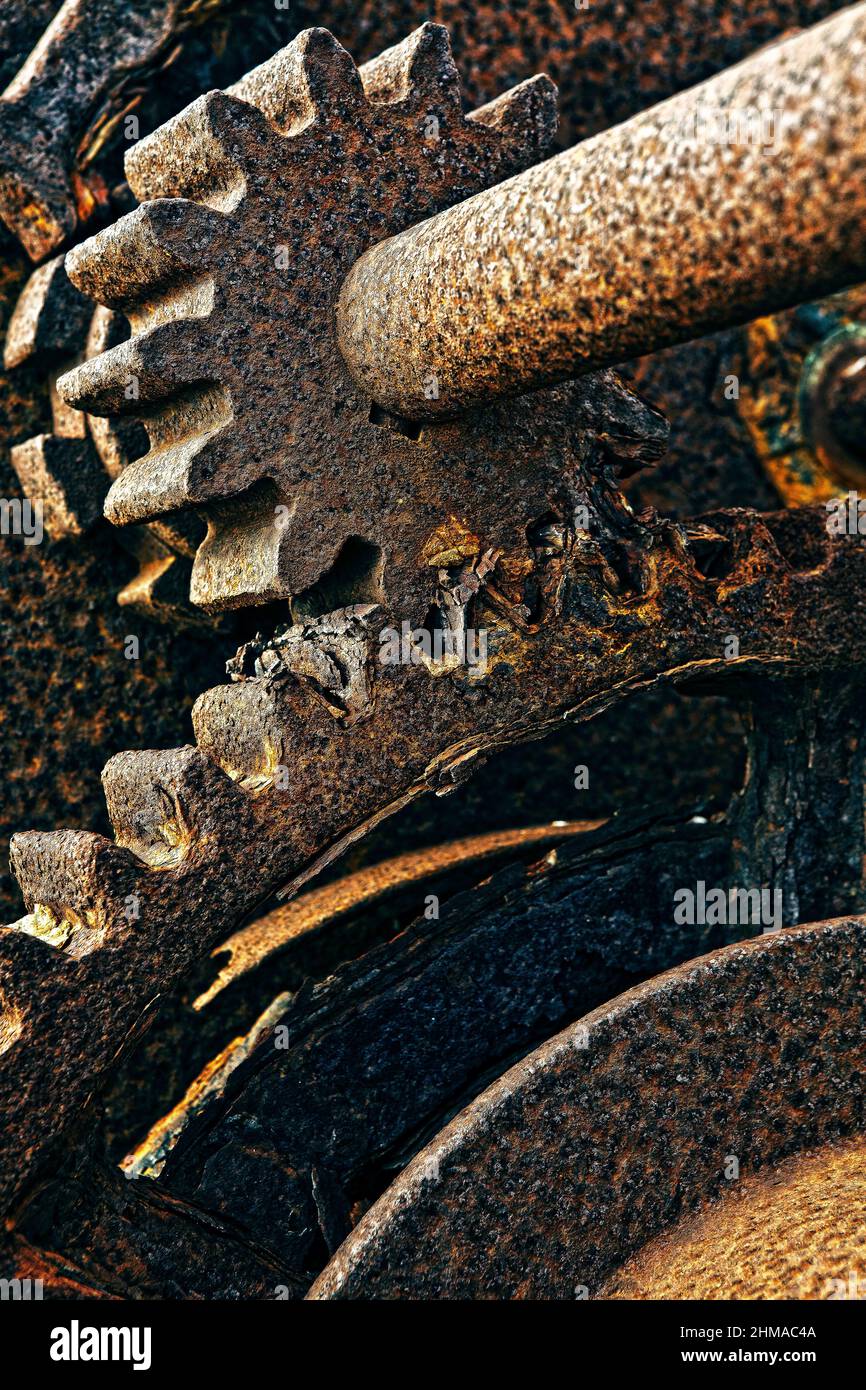 Abstract Metal Mechanical Cogs and Gears Stock Photo - Alamy