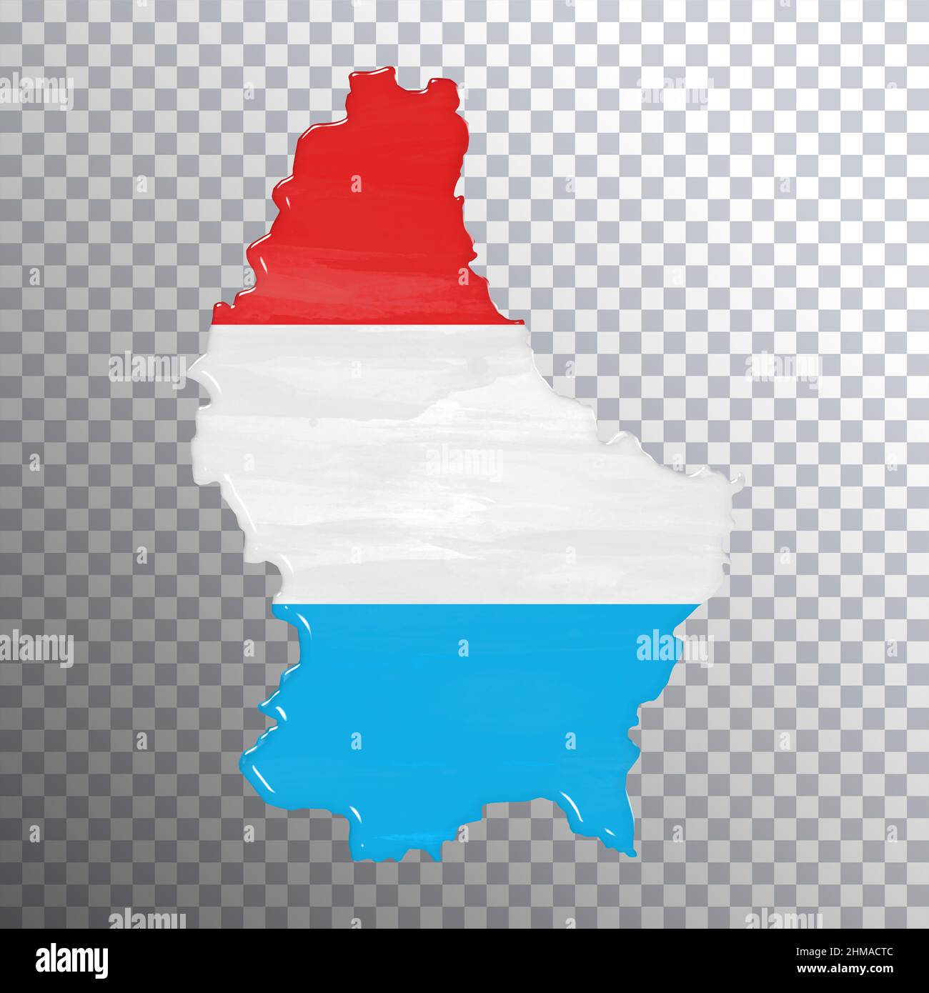 Luxembourg flag and map, transparent background, Clipping path Stock ...