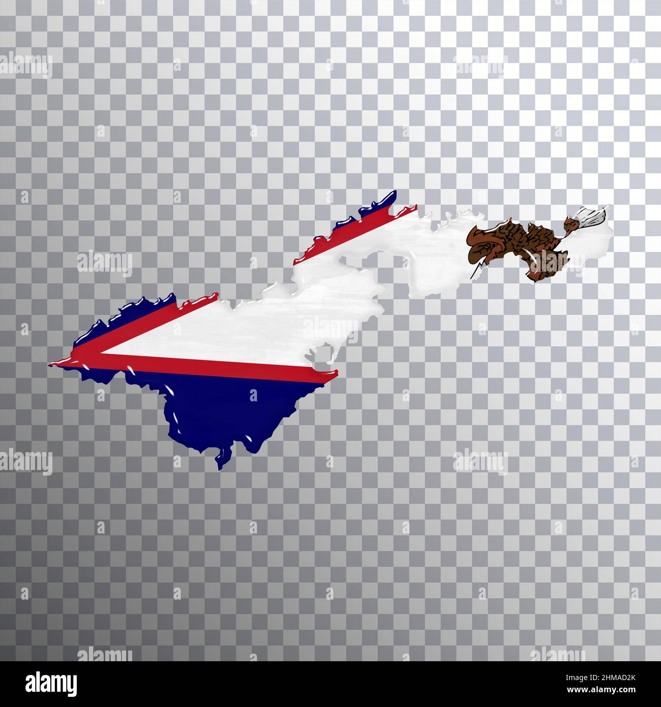Flag american samoa on transparent hi-res stock photography and images ...