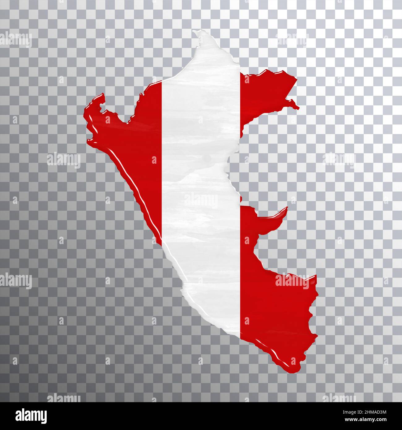 Peru flag and map, transparent background, Clipping path Stock Photo ...