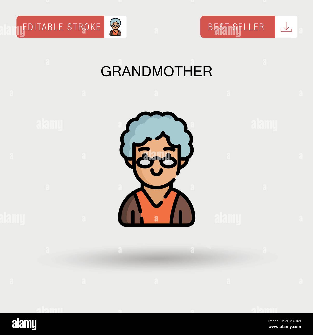 Elder kid icon Stock Vector Images - Alamy