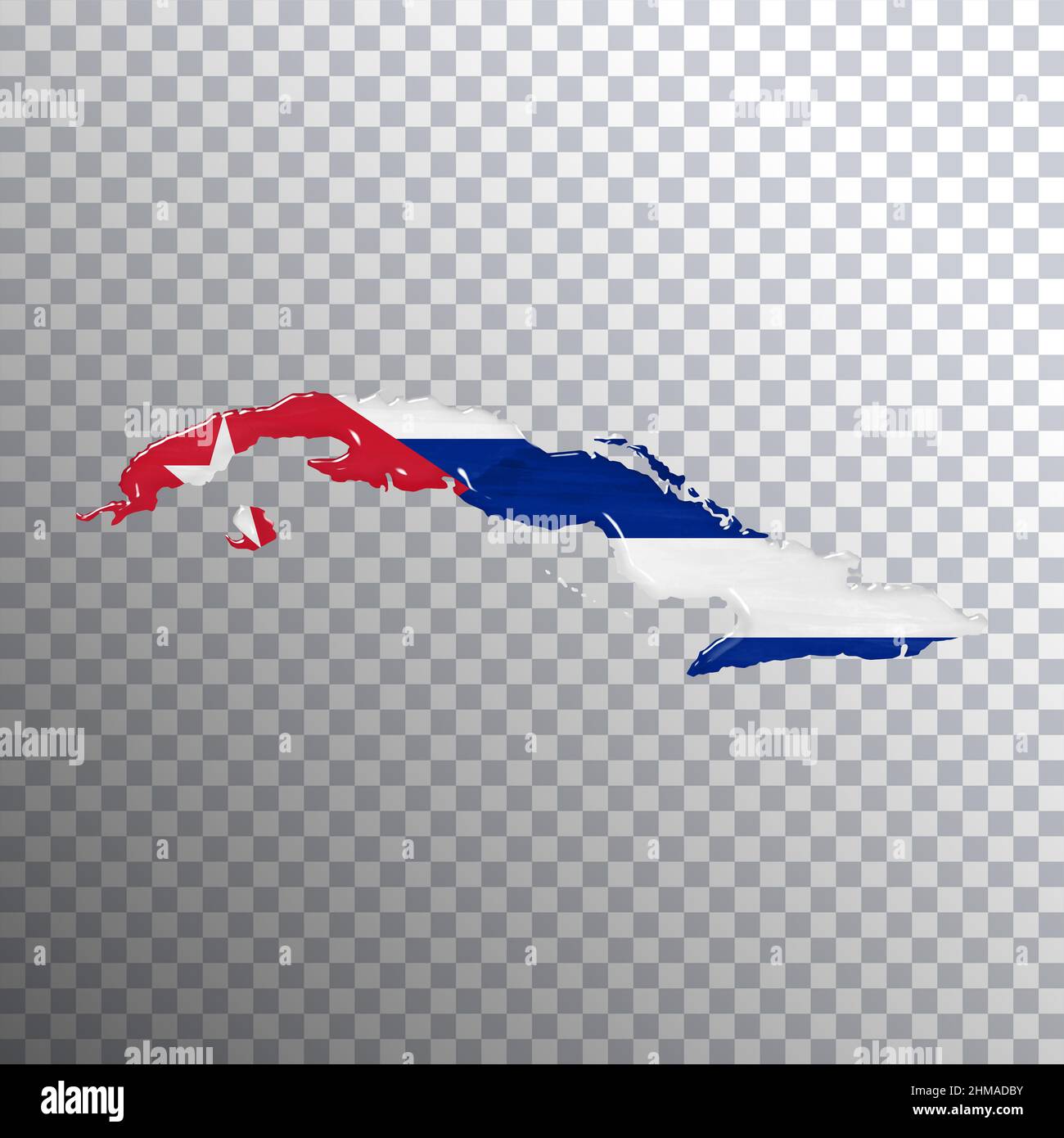 Cuba flag and map, transparent background, Clipping path Stock Photo ...