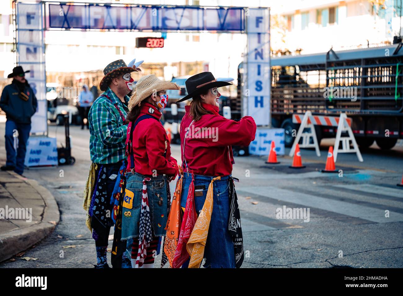 Rodeo clowns hi-res stock photography and images - Alamy