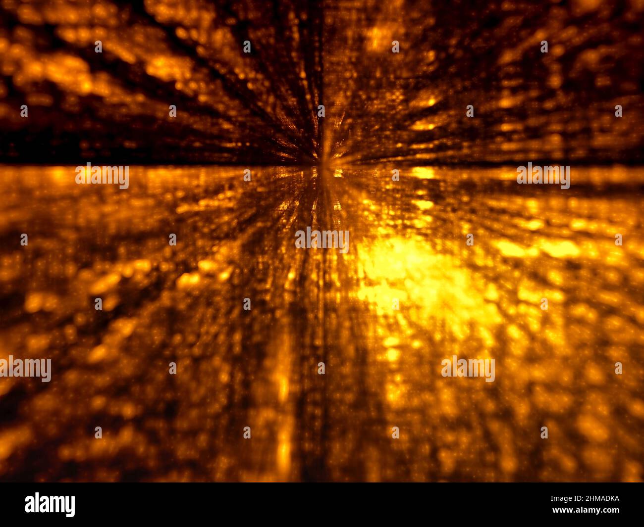 Abstract room perspective golden hi-res stock photography and images ...