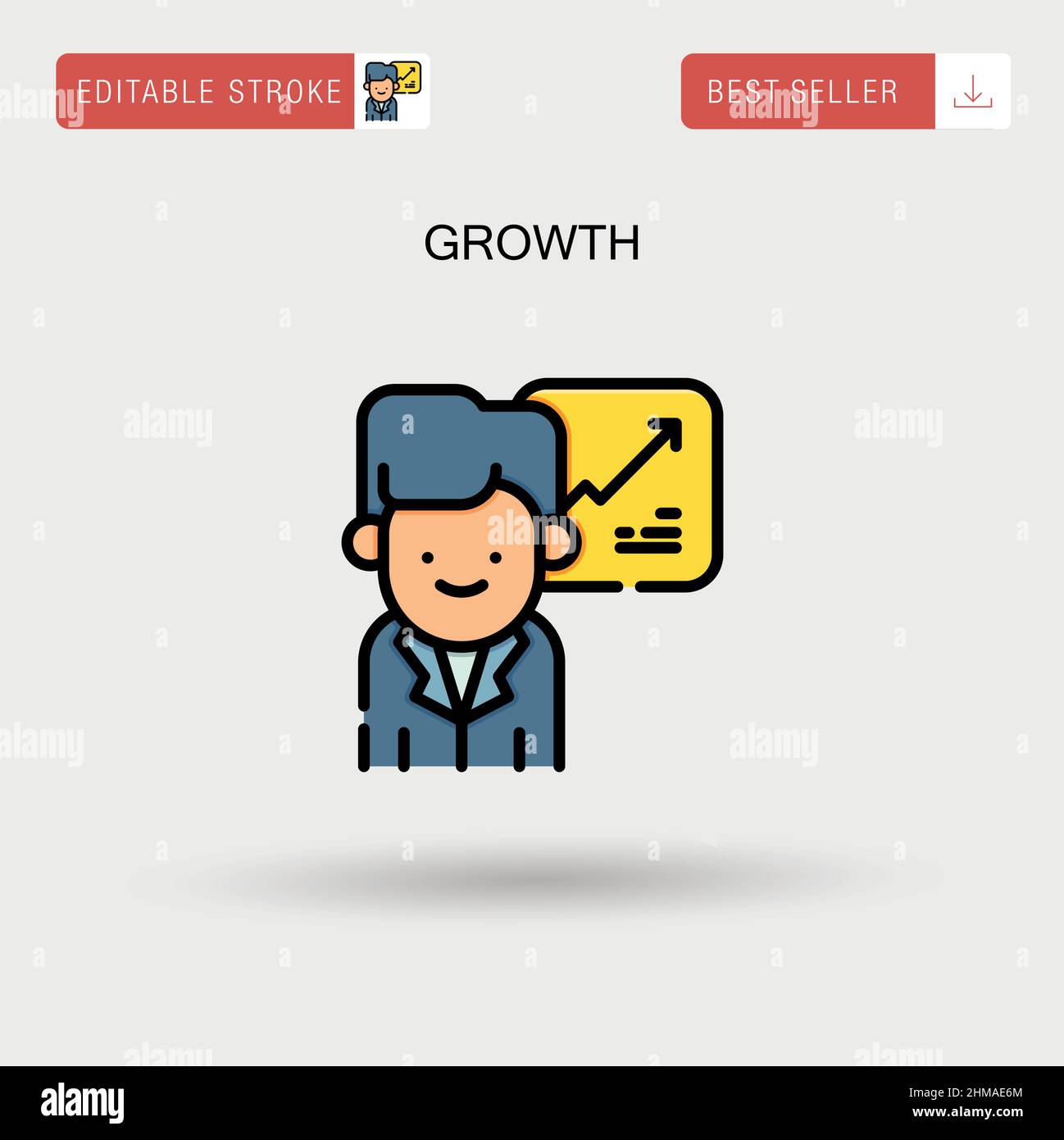 Personal growth icon Stock Vector Images - Alamy