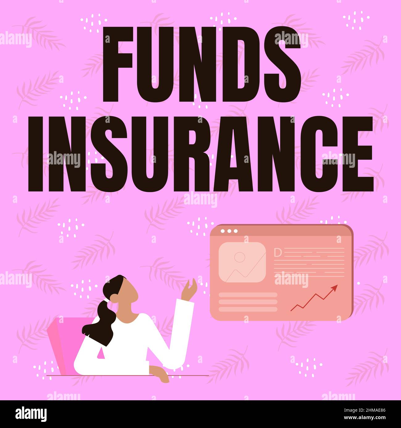 Text showing inspiration Funds Insurance. Business concept Form of ...