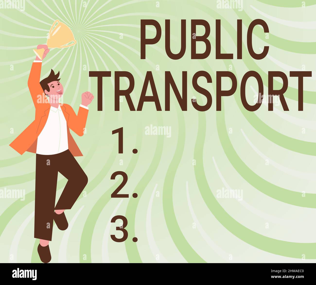 Sign displaying Public Transport. Word for transport of passengers by ...