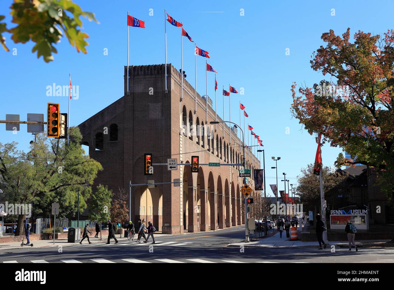 Franklin Field the sports stadium in the campus of University of ...