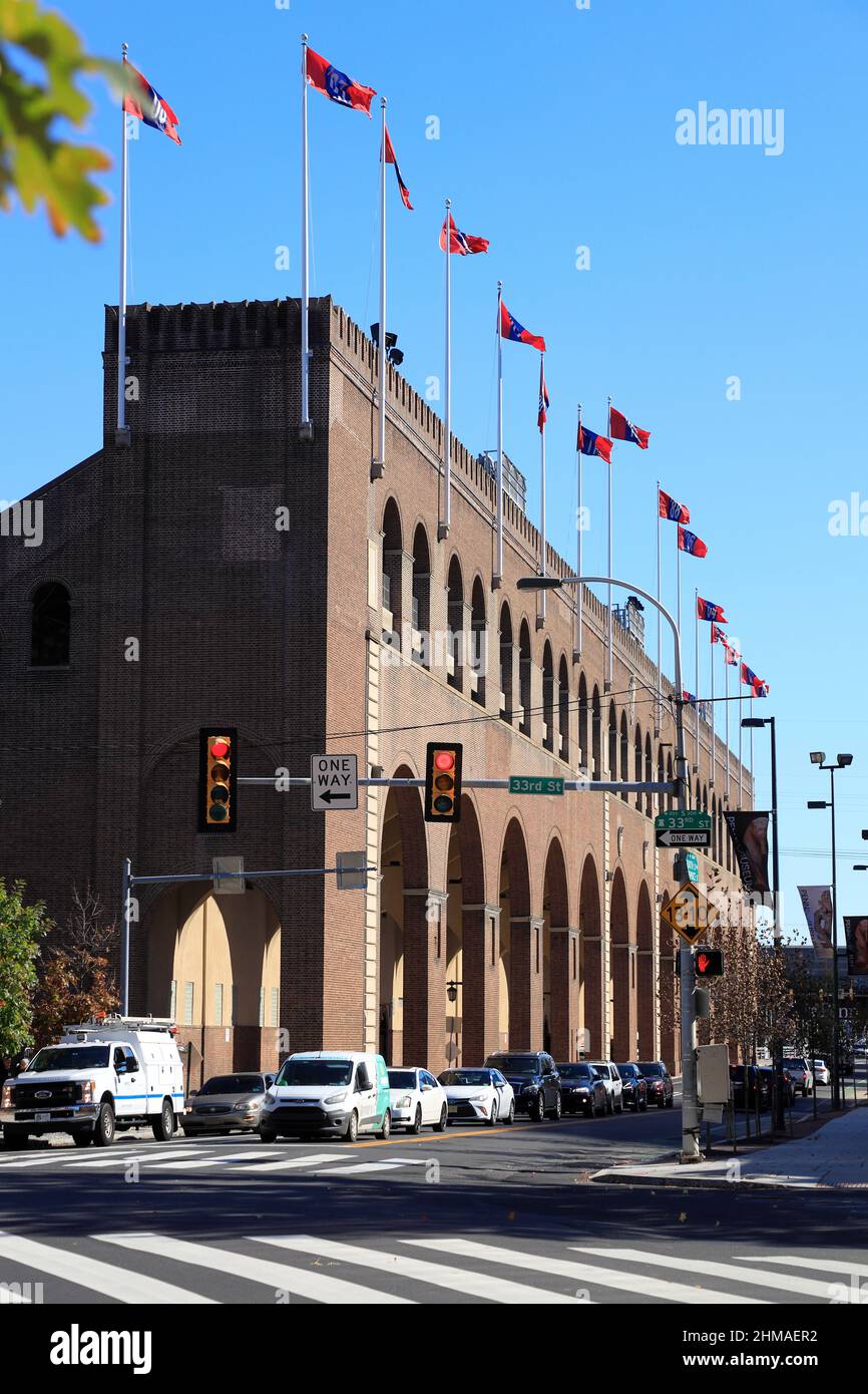 Franklin Field the sports stadium in the campus of University of ...