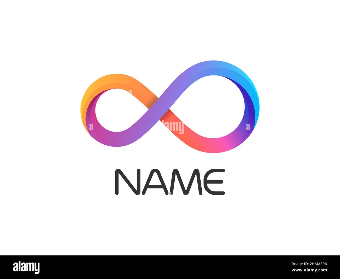 Infinity logo vector design template. Graph symbol for your web site ...