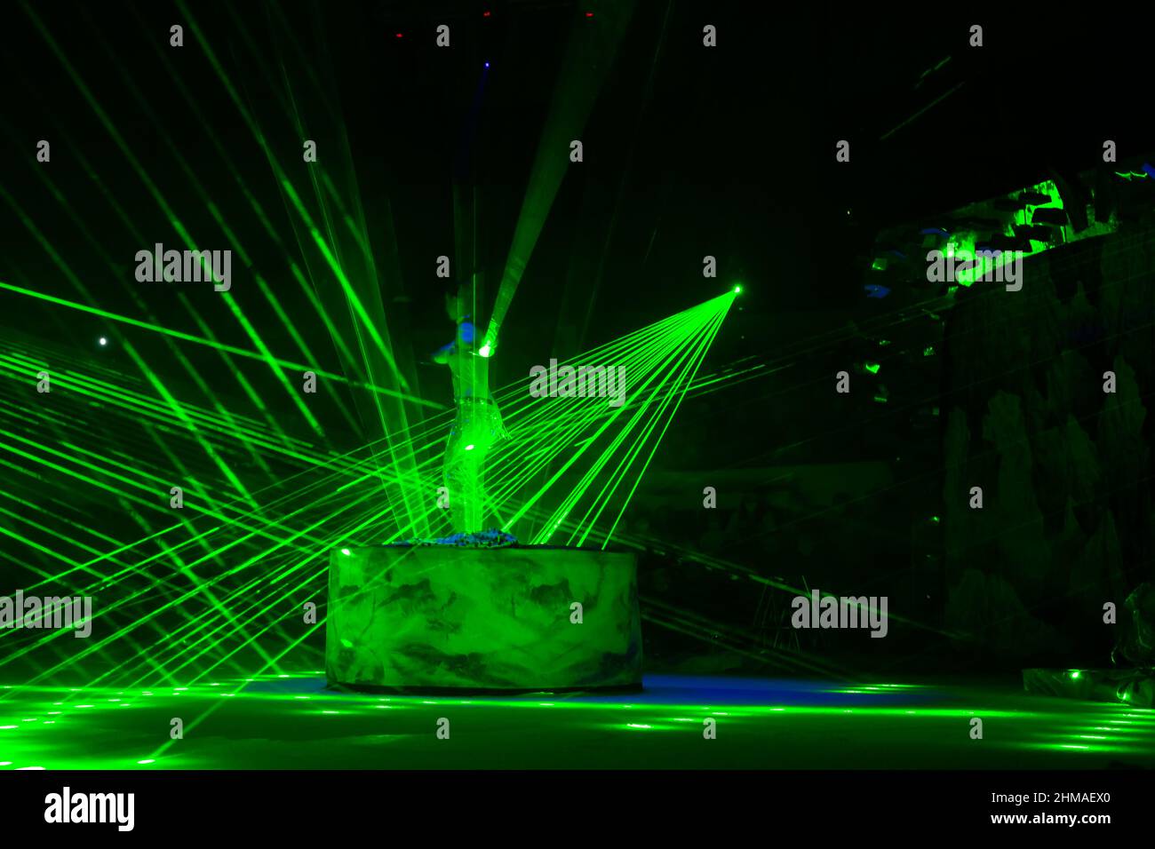 Laser light effect in performance hi-res stock photography and images ...