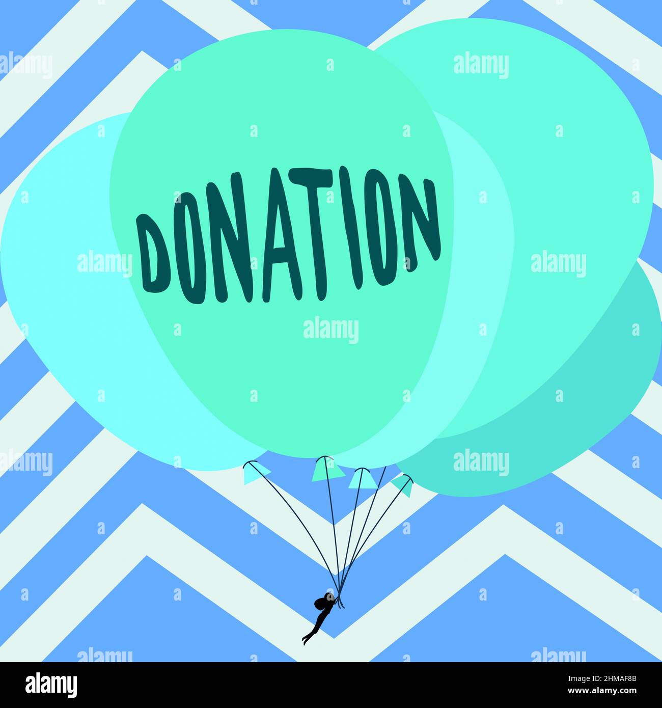 Sign displaying Donation. Business approach something that is given to ...