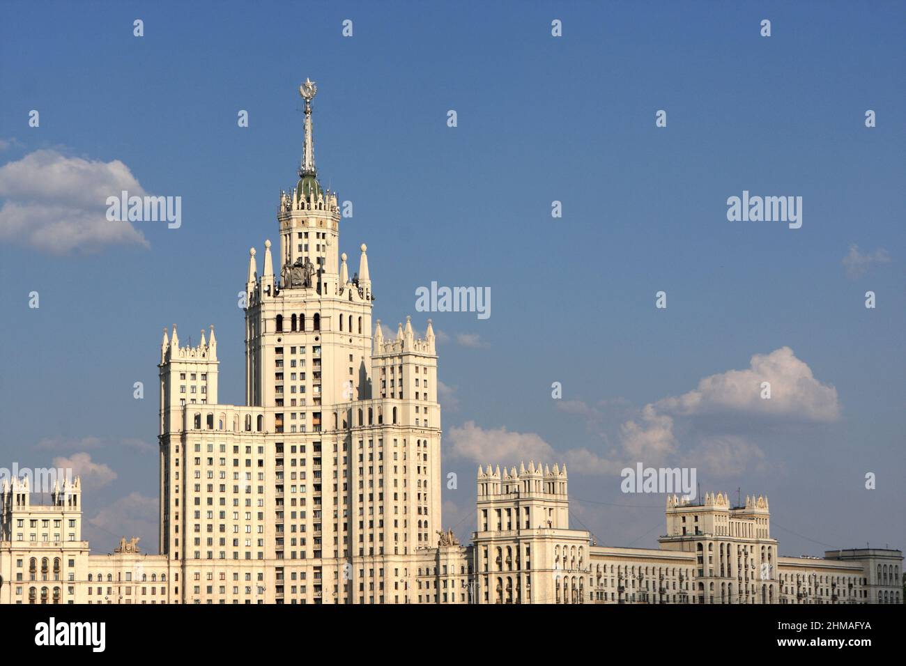 It is Old Historical Soviet building in Moscow Stock Photo - Alamy