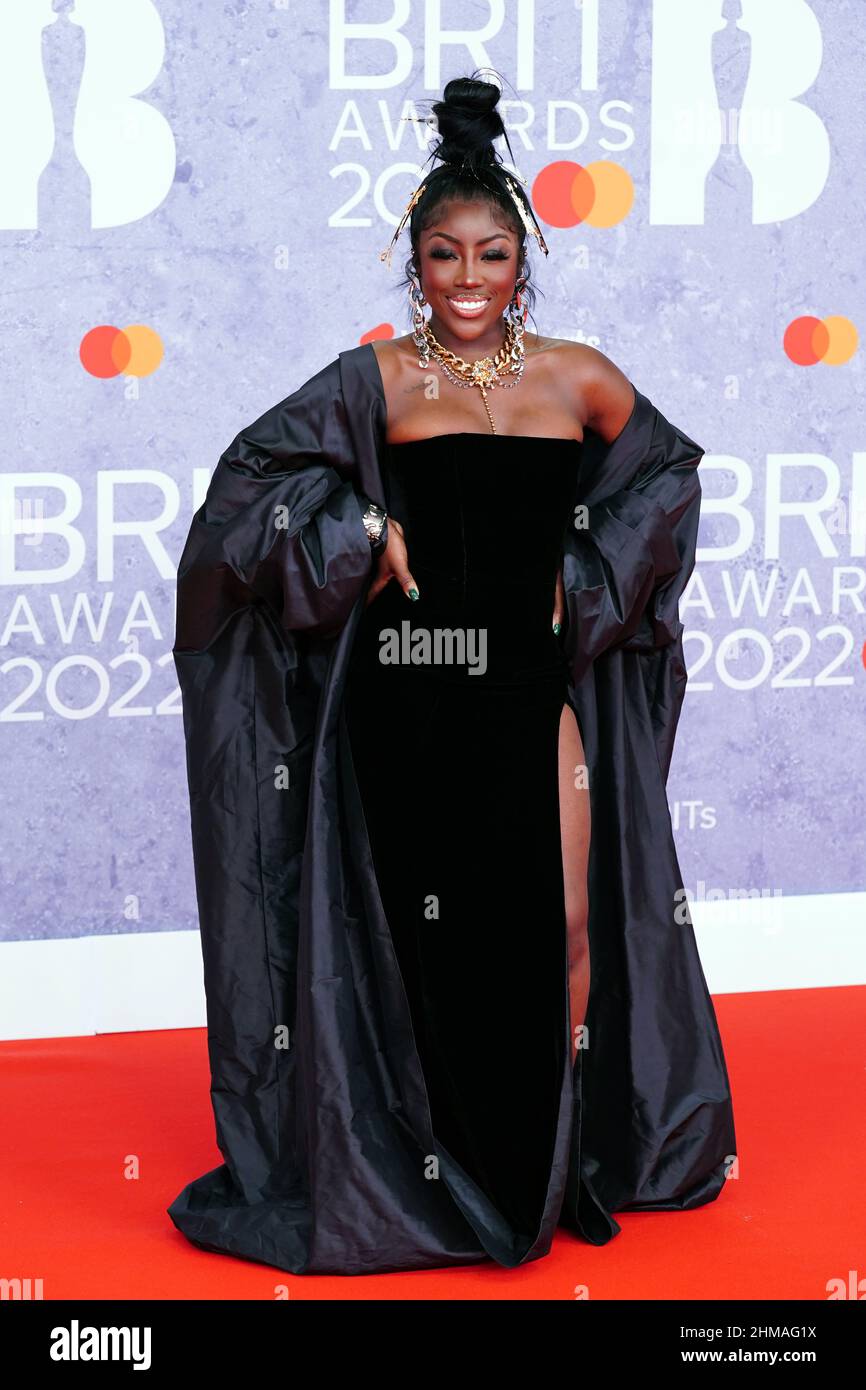 Bree Runway attending the Brit Awards 2022 at the O2 Arena, London ...