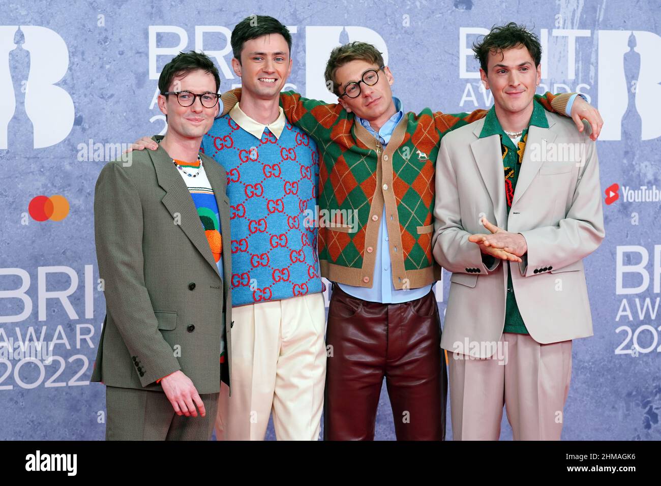 Joe Seaward, Edmund Irwin-Singer, Dave Bayley and Drew MacFarlane of ...