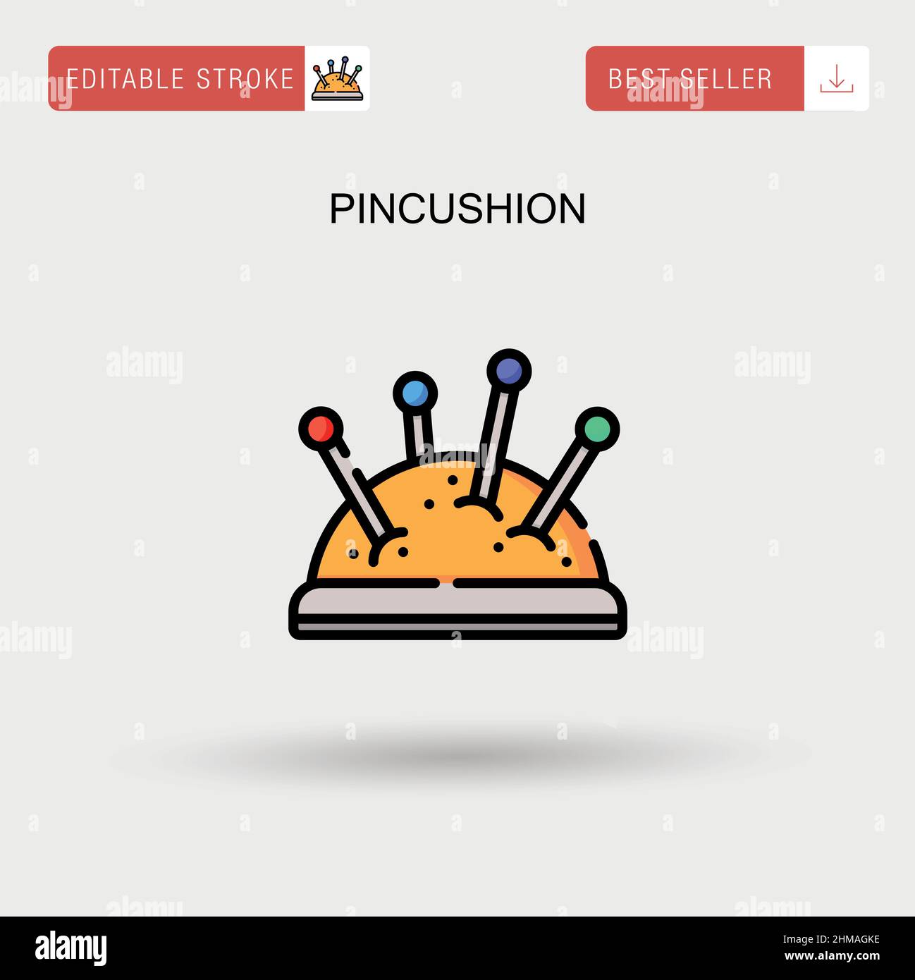 Pincushion plant Stock Vector Images - Alamy