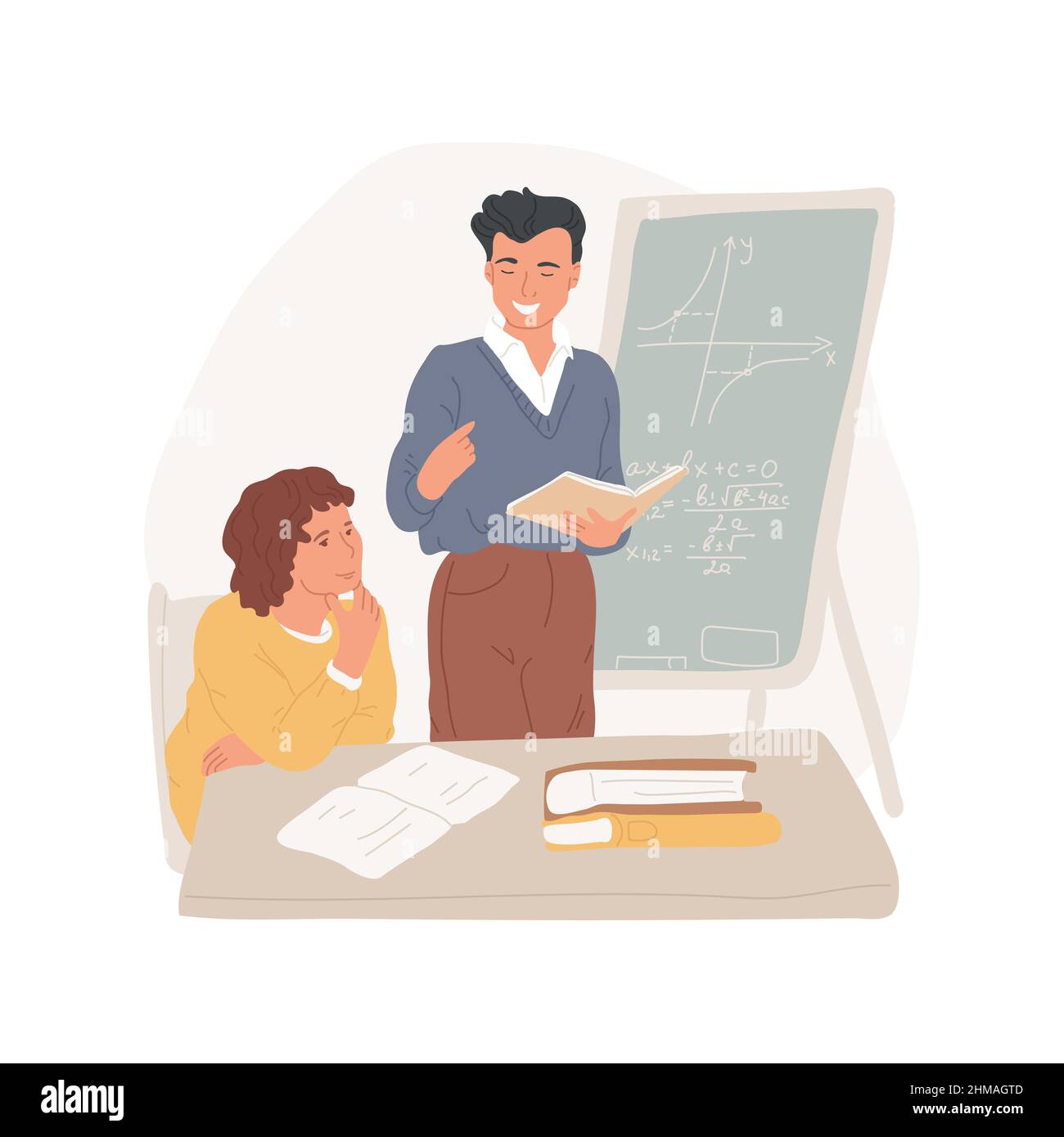 Online exam center Stock Vector Images - Alamy