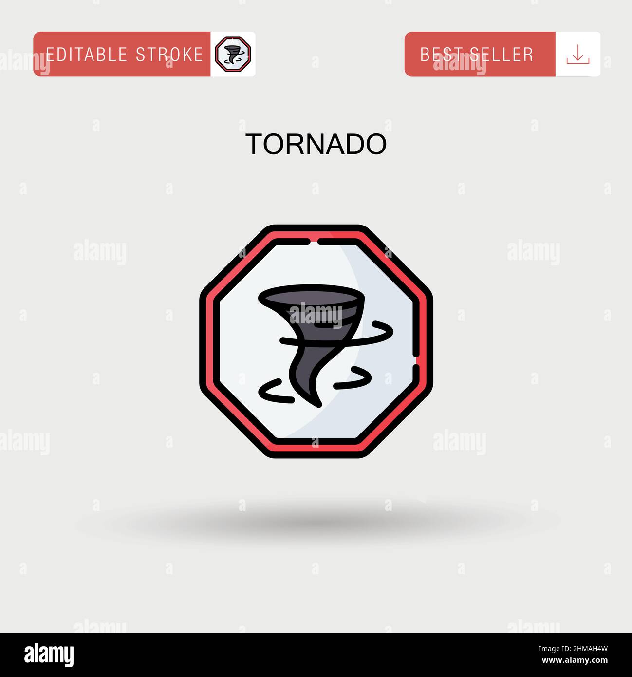 Tornado disaster Stock Vector Images - Alamy