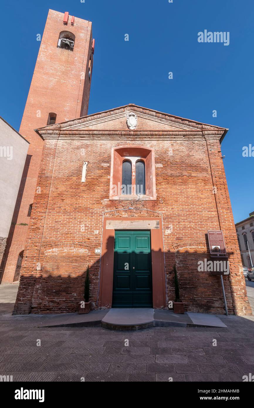 The ancient oratory of San Domenico, historic center of Bientina, Pisa ...