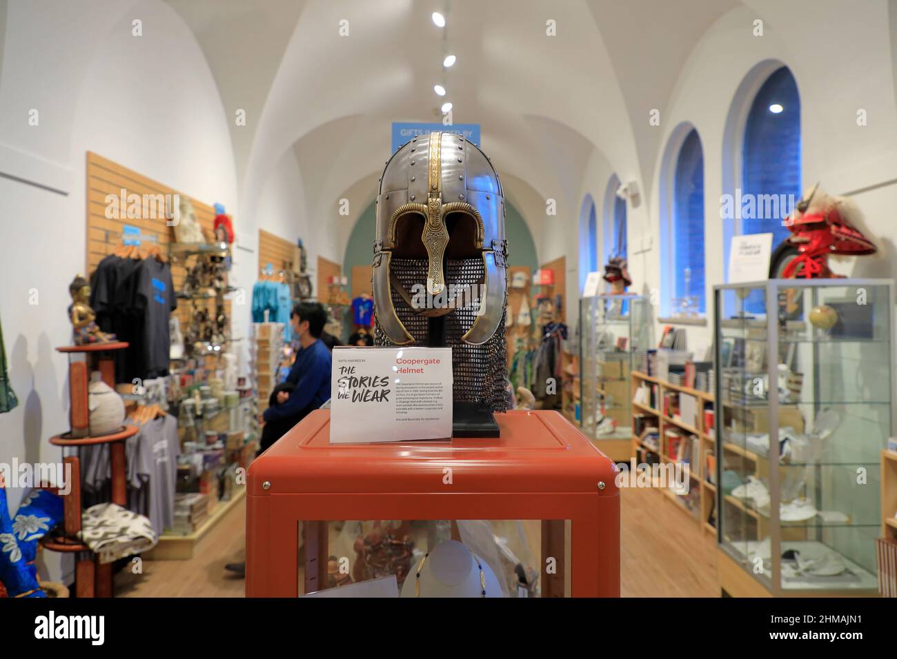 A replica of Coopergate Helmet, an 8th century Anglo-Saxon helmet for ...