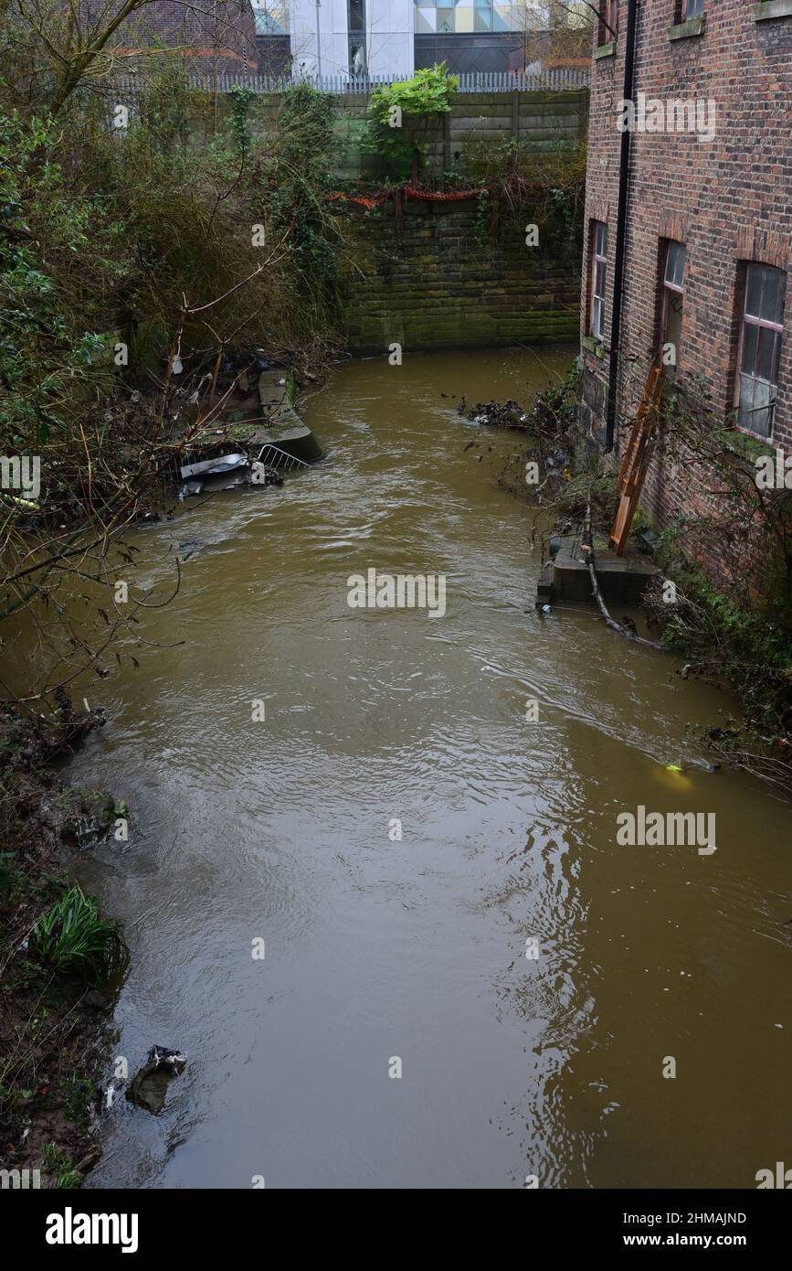 River Medlock in Manchester Stock Photo - Alamy