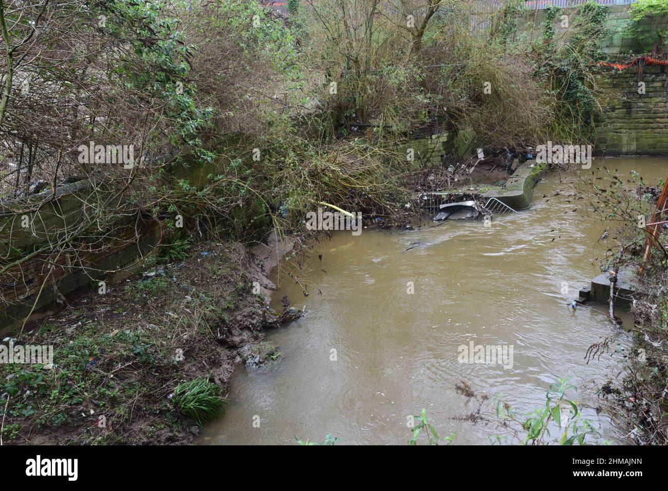 River Medlock in Manchester Stock Photo - Alamy