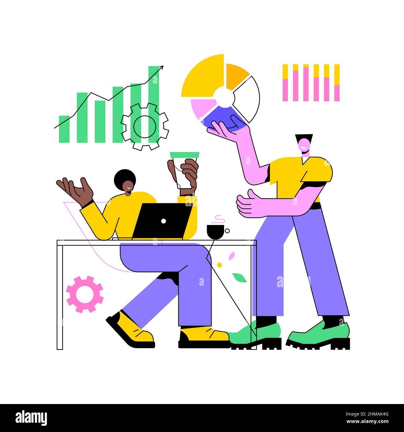 Business analysis abstract concept vector illustration. Identify ...