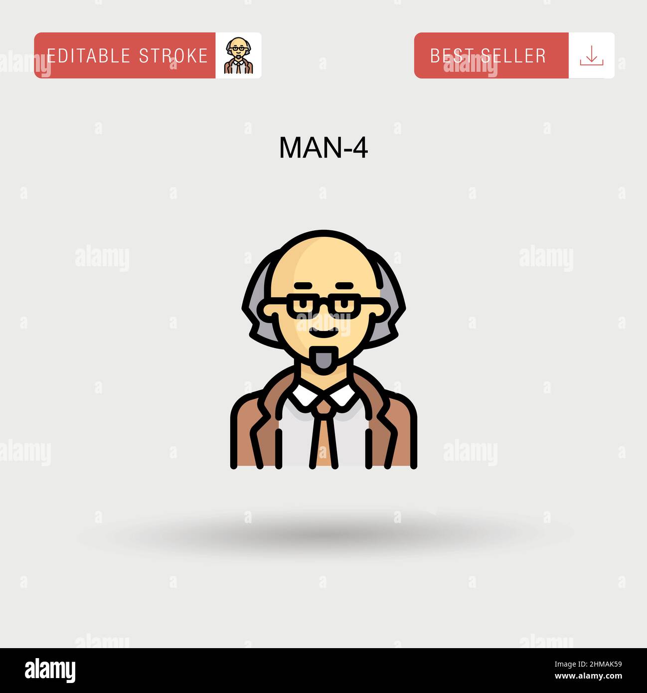 Man-4 Simple vector icon Stock Vector Image & Art - Alamy