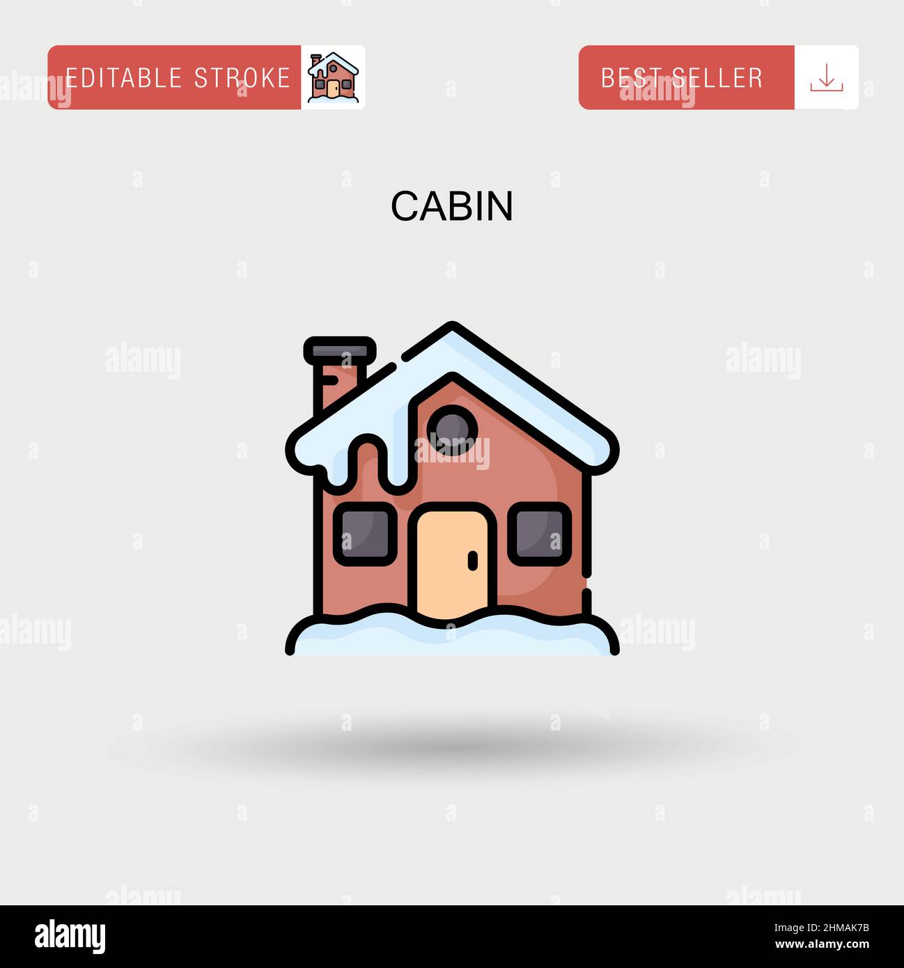 Cabin icon hi-res stock photography and images - Alamy