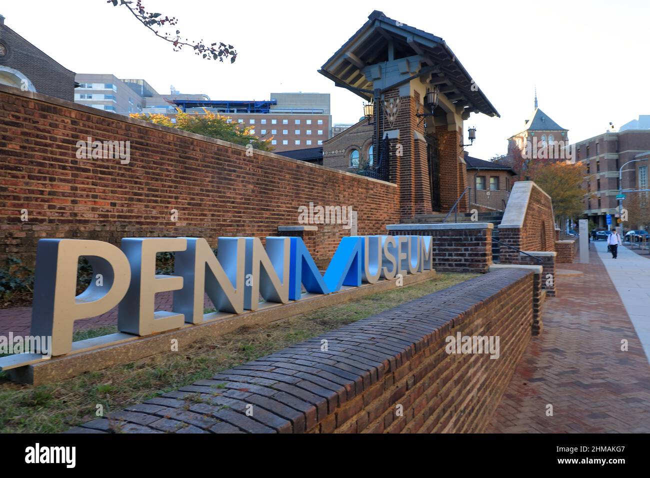 Sign of Penn museum outside of the museum building.University of ...